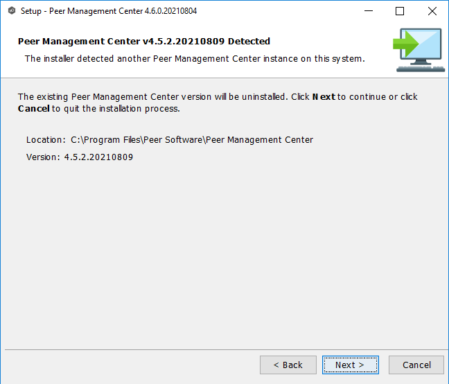 Upgrade Peer Global File Service (PeerGFS)